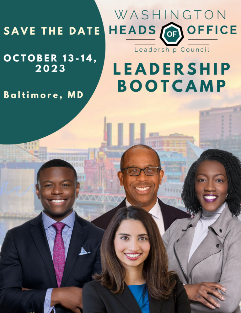 2023 Leadership Boot Camp | WASHINGTON HEADS OF OFFICE LEADERSHIP COUNCIL